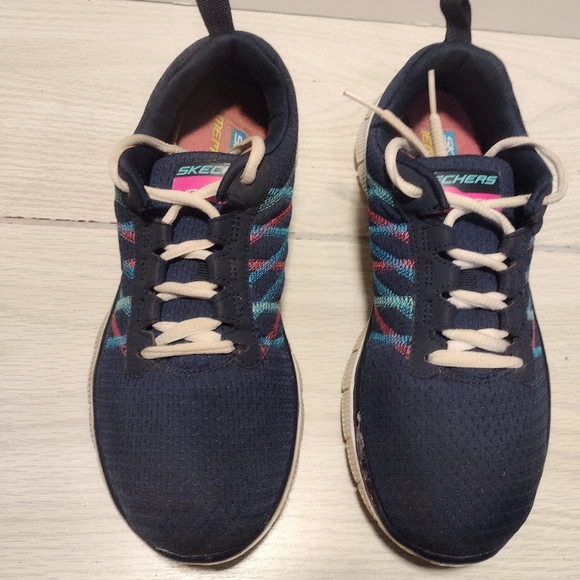 Skechers | Shoes | Skechers Lightweight Memory Foam Flex Sole Navy ...